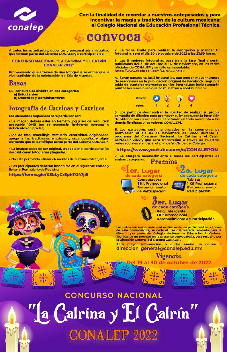 La Catrina y el Catrín CONALEP 2022 | Colegio Nacional de Educación ... La Catrina y el Catrín CONALEP 2022 | Colegio Nacional de Educación ...